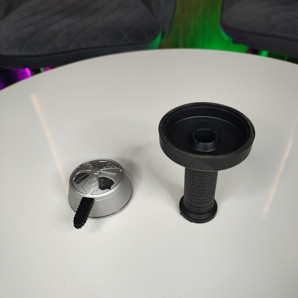 FUNNEL SILICONE CHILLUM AND COAL HOLDER